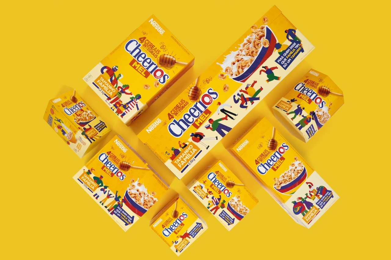 Cheerios ganha embalagens para todos os tipos de família - EmbalagemMarca