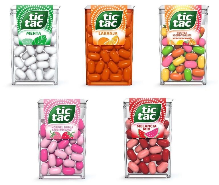 Tic Tac redesenha logo e rótulos - EmbalagemMarca