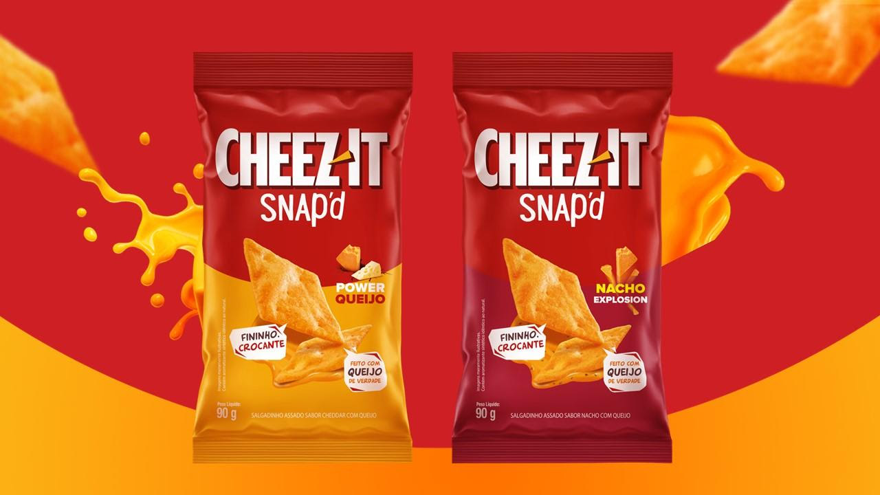 Kellogg traz snack Cheez-It Snap’d ao Brasil - EmbalagemMarca