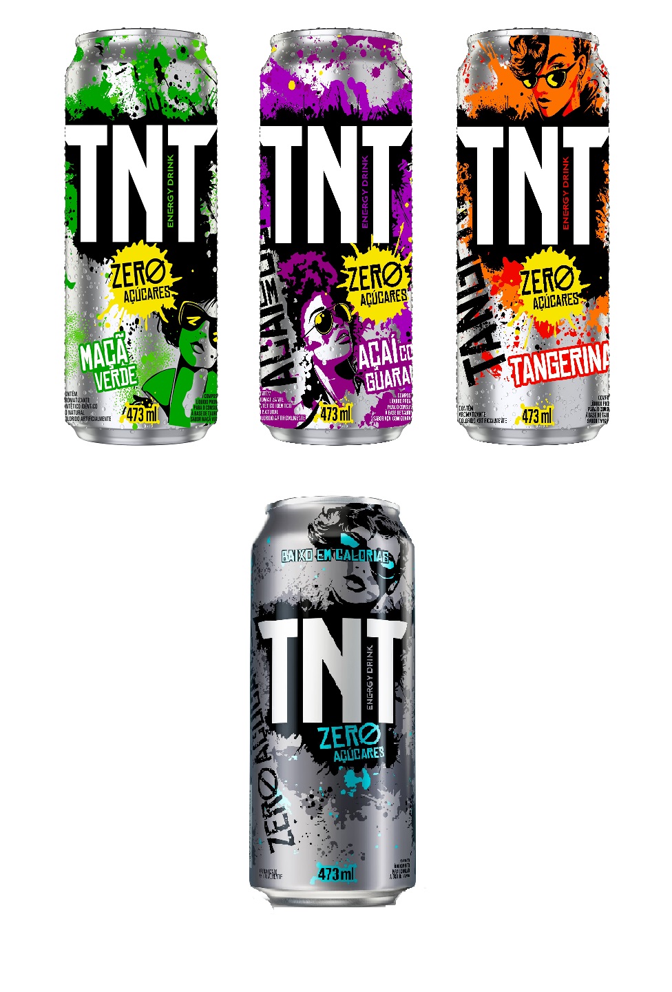 TNT Energy Drink tem novos sabores - EmbalagemMarca