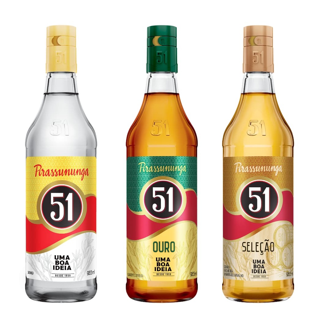 Cachaça 51 leva “Uma Boa Ideia” para novo rótulo