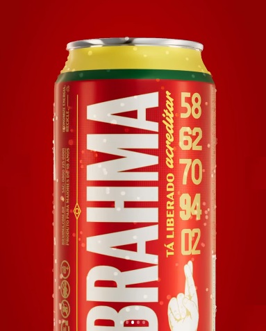 Brahma leva campanha dos dedos cruzados para embalagens